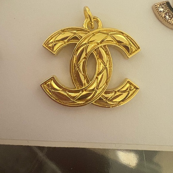 CHANEL | Jewelry | Chanel Gold Pendent Iconic Sculptural Design | Poshmark